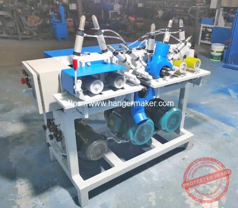 Automatic Wooden Hanger Angle Cut Round Bar Production Line | Wire ...