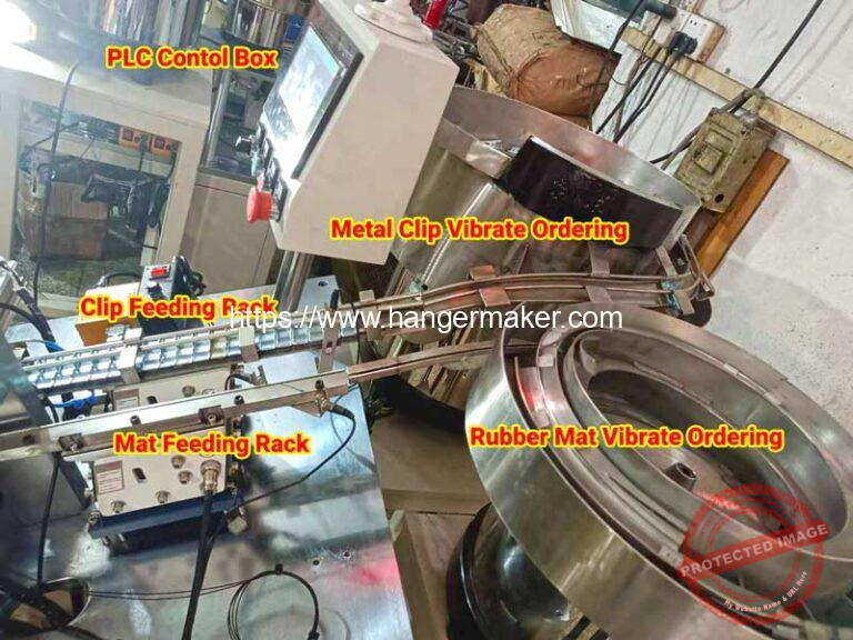 Automatic Hanger Metal Clip Rubber Mat Assembling Machine | Wire Hanger ...