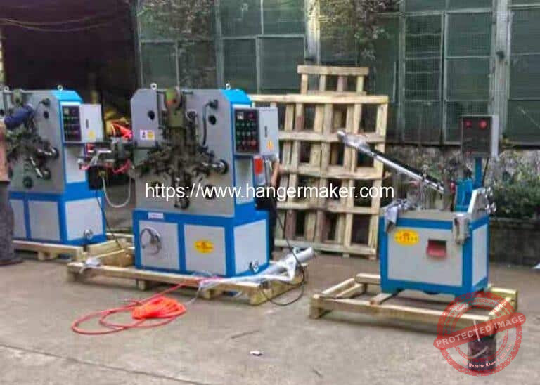 Pneumatic Wire Feeding Metal Hook Making Machine | Wire Hanger Machine ...